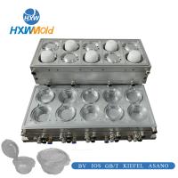 China CNC Aluminum Salad Mold with Polished Surface for Food Grade 12 Cavity Vacuum Forming Mold for sale
