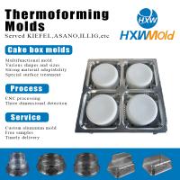 China OEM Customized Aluminum CNC Vacuum Forming Mold for Plastic Thermoforming Custom Size Cake Box Molds for sale