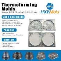 China Fully Automatic Three Station Plastic Bowl Cake Box Tray Thermoforming Mold for Efficiently Producing Durable Molds for sale