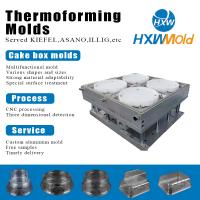 China HXWMold Thermoforming Machine Mold for Cake Box Production Plastic Cutting Stacking for sale