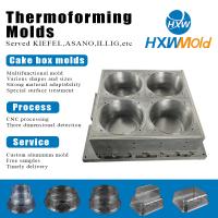 China 3 Station Automatic Plastic Cake Box Moulds for Disposable Food Containers for sale