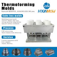 China OEM High Precision Multi Cavity Mold for PP PET Cake Box Tray Vacuum Forming for sale