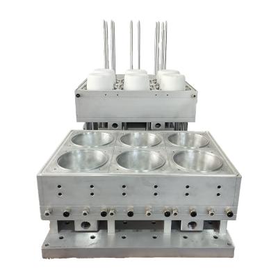 China High Speed Thermoforming Moulds Multi Cavity PP PET Plastic Cake Box Mold for sale