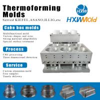 China Eco Friendly Recyclable Plastic Dessert Tray Mold Vacuum Forming Solution by ECO Mold Solution for sale