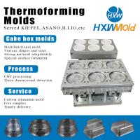 China Eco Friendly Recyclable Plastic Dessert Tray Mold Vacuum Forming Solution by ECO Mold Solution for sale