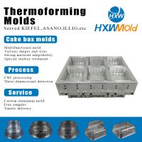 China Multi Cavity Aluminum Blister Mold for PP PS Plastic Cake Tray Production for sale