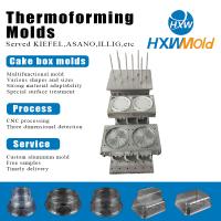 China Heat Resistant Aluminum Moulds For PET PET Transparent Cake Box Thermoforming for sale