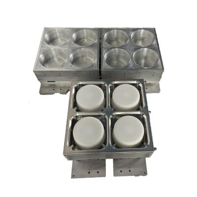 China Eco Friendly Aluminum Thermoforming Mold Bioplastic Dessert Container Mould for sale