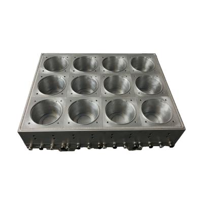 China 3 Station Automatic CNC Thermoforming Mold Aluminium Disposable Food Container Mould for sale