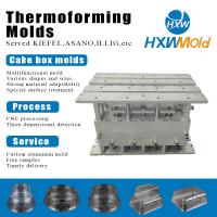 China Precision Aluminum Cutting Mold and Thermoforming Tooling with CNC Process and Tolerance 0.02mm-0.05mm for Cake Box Lids for sale