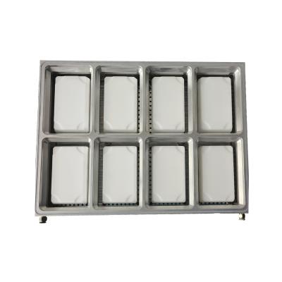 China Aluminum CNC Thermoforming Thin Wall Container Mould For Clear Wedding Cake Boxes for sale