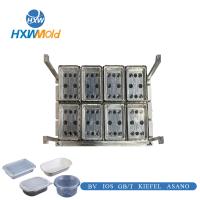 China High Clarity Thin Wall Container Mould Aluminum Lid Mold CNC Process Polished Surface for sale