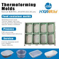 China Multi Cavity Thin Wall Container Mould Aluminum Mold For PET Plastic Cake Lids for sale