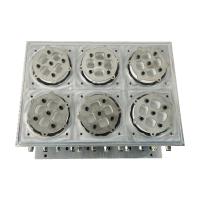China Aluminium CNC Round Cake Packaging Mould Polished Cupcake Muffin Boxes Mould for sale