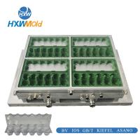 China Kiefel Compatible CNC Plastic Egg Tray Mold 12 Cavity Thermoforming Mold for sale