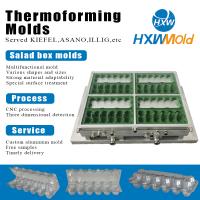 China Three Station Automatic CNC Aluminum Mold Plastic Egg Box Blister Molds for sale