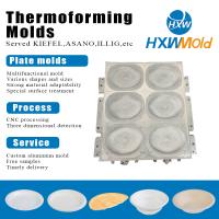 China Roundel New Product Category Moulds for Plastic Plate Thermoforming Vacuum Food Container Mold for sale