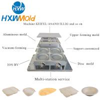 China HXWMold Aluminum Thermoforming Mold for Plastic Food Plate Packaging for sale