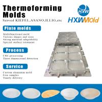 China Industrial Grade Large Round Dish Thermoforming Mold for Automatic Food Container for sale