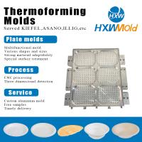 China High Volume Circular Dish Aluminum Molds Optimized Thermoforming Mold for sale