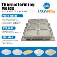 China Durable Large Scale Plastic Thermoforming Molds for Round Dish Packaging Applications for sale