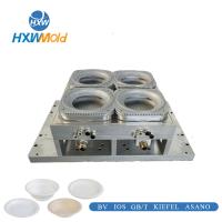 China Stackable Round Sauce Dish Thermoforming Mold for Fast Food Catering Supply for sale