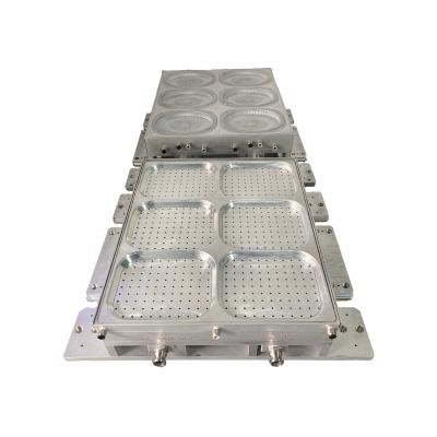 China High Speed Thermoforming Plastic Plate Mould For Food Packaging Positive Negative Pressure for sale
