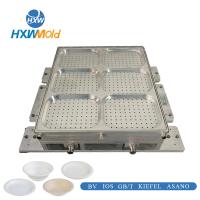 China Round Plate Thermoforming Mold for PET PP PS Disposable Dishes High Precision Fast Cooling Long Life Tooling for sale