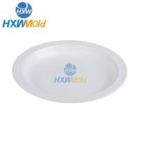 China Round Plate Thermoforming Mold for PET PP PS Disposable Dishes High Precision Fast Cooling Long Life Tool for sale