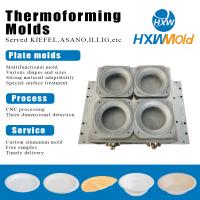 China Custom Vacuum Forming Plastic Plate Mould CNC Machined Aluminum Thermoforming Mold for sale