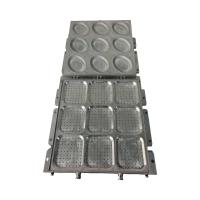 China CNC Polished Aluminum Vacuum Thermoforming Mold for Plastic Plate Food Packaging for sale