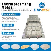 China CNC Machined Aluminum Plastic Plate Mould Thermoforming With Polished Surface for sale