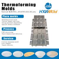 China CNC Aluminum Vacuum Forming Plastic Plate Mold Polished Packaging Thermoforming Mold for sale