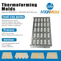 China Disposable Plastic Blister Packing Moulds Thermoforming Mold for Food Tray for sale