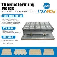 China Fully Automatic Three Station Thermoforming Mold Plastic Moulds for Making Bakery Snack Container Tray for sale