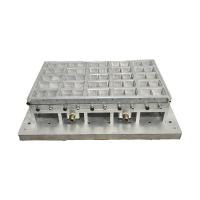 China Industrial PET Plastic Tray Mould Multi Cavity Two Compartments Thermoforming Mold for sale