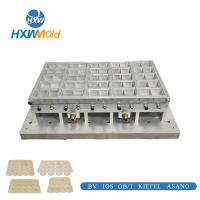China Industrial PET Plastic Tray Mould Multi Cavity Two Compartments Thermoforming Mold for sale