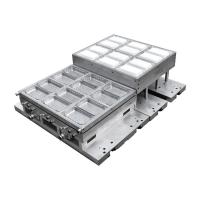 China Thermoforming Fruit Box Mold Stainless Steel Three Station Fully Automatic Tray Injection Molding for sale