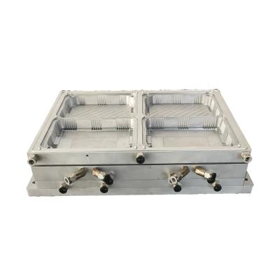 China Vacuum Thermoforming Fruit Box Mold PS PP PVC EPS 3 Station Disposable Food Tray Mold for sale