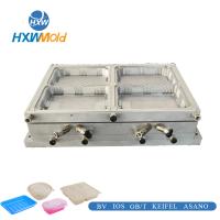China Vacuum Thermoforming Fruit Box Mold PS PP PVC EPS 3 Station Disposable Food Tray Mold for sale
