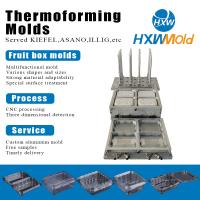 China Thermoforming Plastic Fruit Box Mold Vacuum Forming Positive Negative Pressure Service for sale