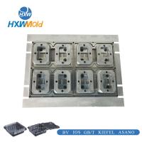China High Speed 3 Cavity Strawberry Clamshell Mold for Bulk Production of Molds for sale