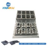 China High Speed 3 Cavity Strawberry Clamshell Mold for Bulk Production of Molds for sale