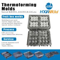 China High Precision CNC Thermoforming Fruit Boxe Mold Plastic Aluminum Fruit Packaging Mold for sale