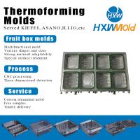 China Multi Cavity Aluminum Fruit Container Mold With 4 6 8 Holes for sale