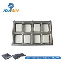 China Multi Cavity Aluminum Fruit Container Mold With 4 6 8 Holes for sale