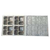 China Four Compartments Plastic Lunch Box Mold Vacuum Thermoforming Mould for sale