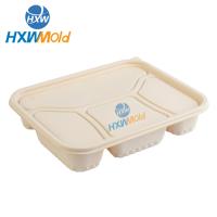 China Five Compartments PET Lunch Box Mold Automatic Vacuum Thermoforming Mould for sale