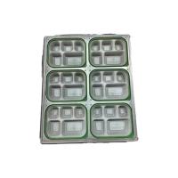 China 5 Compartment Medical Food Tray Thermoforming Mold Vacuum Forming Tooling for sale