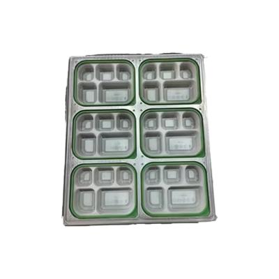 China 5 Compartment Medical Food Tray Thermoforming Mold Vacuum Forming Tooling for sale